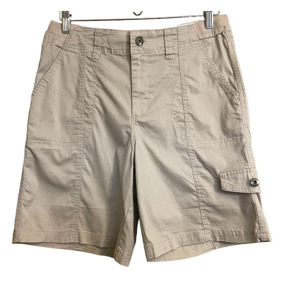Cato | Shorts | Cato Women Classic High Rise Khaki Short Stretch Waist ...